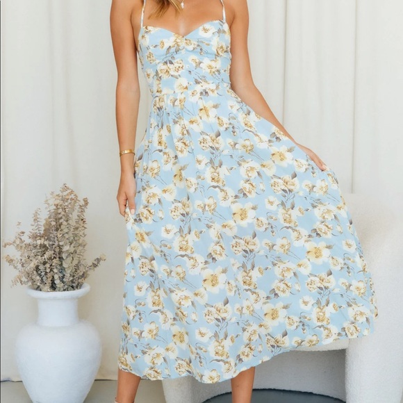 Hello Molly | Dresses | Hello Molly Corset Back Midi Dress | Poshmark